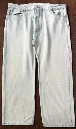 Levi 555 Mens Alice Blue Jeans W 44 x L 30 Straight | eBay