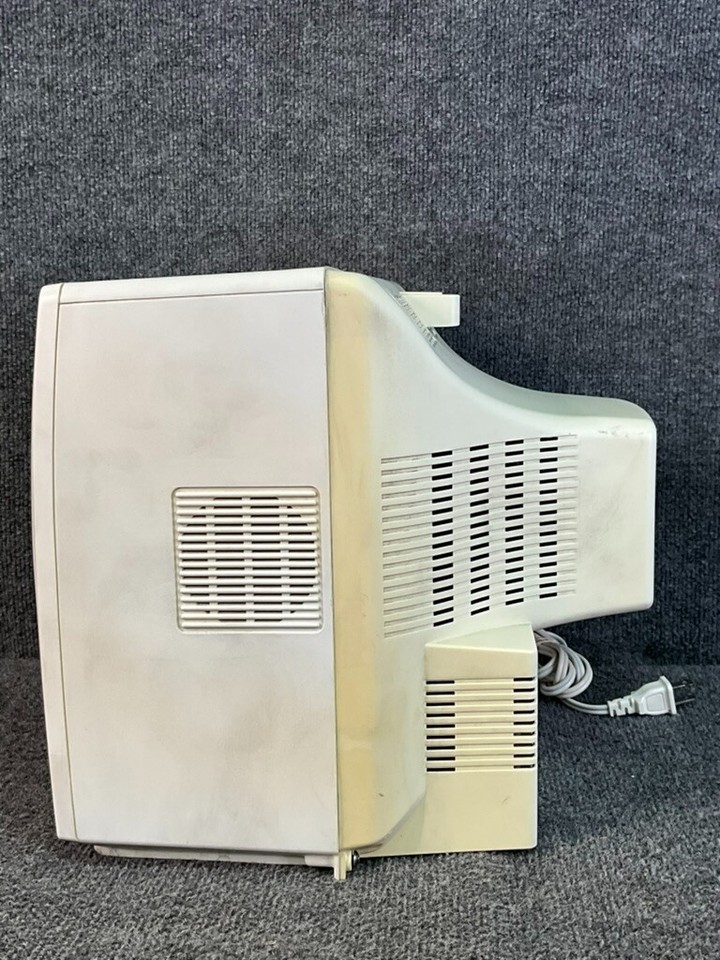 Sharp 13N-M150 13" CRT TV – White – Retro Gaming – Tested – No Remote ...