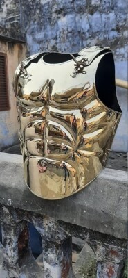 Medieval Roman Greek Muscle Armor Muscle Costume Armour Jacket 18 Gauge ...