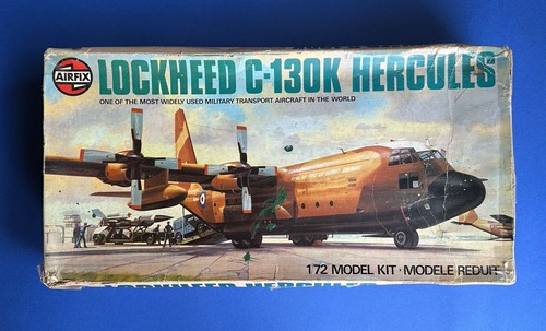 Rarely Available Airfix Lockheed C-130K Hercules 1:72 Model Kit Boxed ...