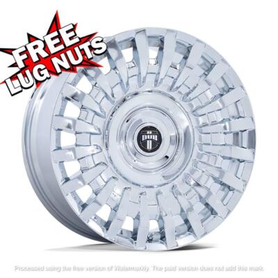 24 inch 24x9 DUB DC272 HONCHO CHROME wheel rim 5x120 +38 | eBay