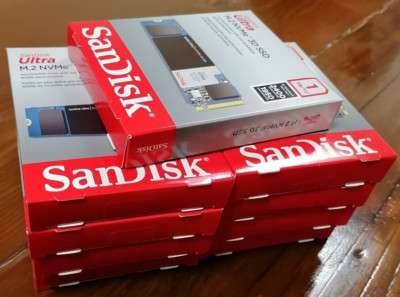 Lot Of 9 BOX ONLY SanDisk Ultra M.2 NVMe 3D SSD 1TB Boxes | eBay