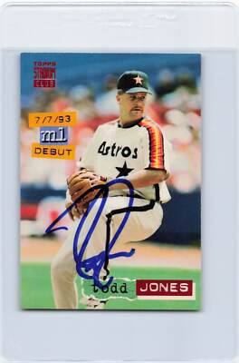 1994 Stadium Club #226 Todd Jones Astros Signed Auto *J171 | eBay