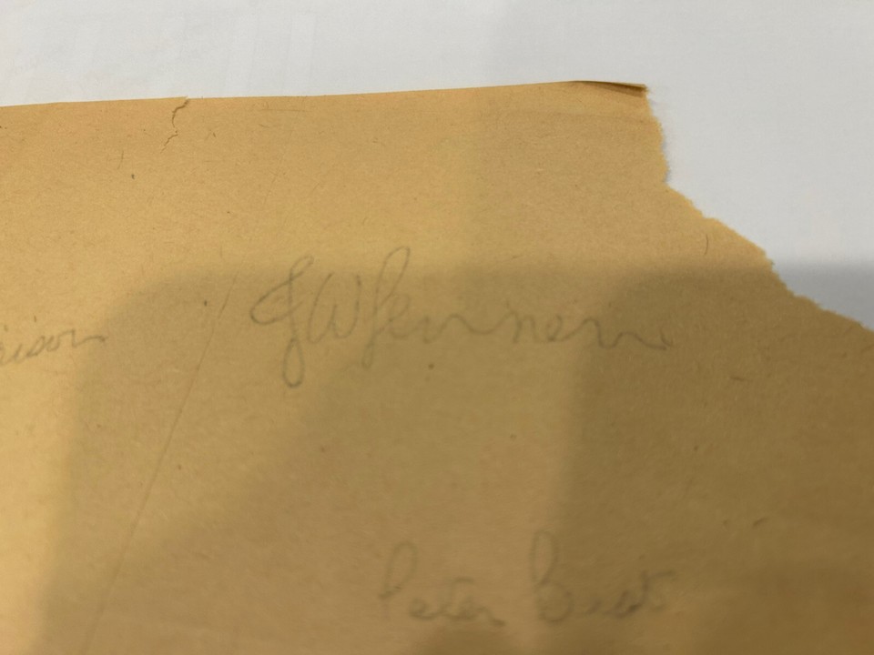 SIGNED Early BEATLES AUTOGRAPH Paper 1960 Or 1961 Lennon McCartney Rare ...