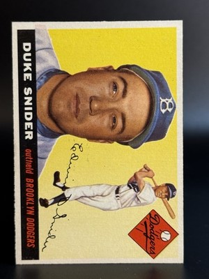 1955 Topps - Duke Snider #210 EXMT++ SHARP! High High Gloss! Read ...