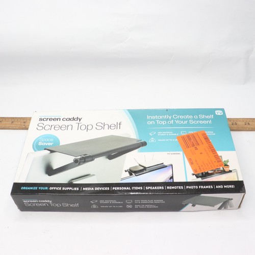 Screen Caddy Mountable Monitor/TV/Screen Top Shelf ABS/Metal 5lb SCR-MC ...