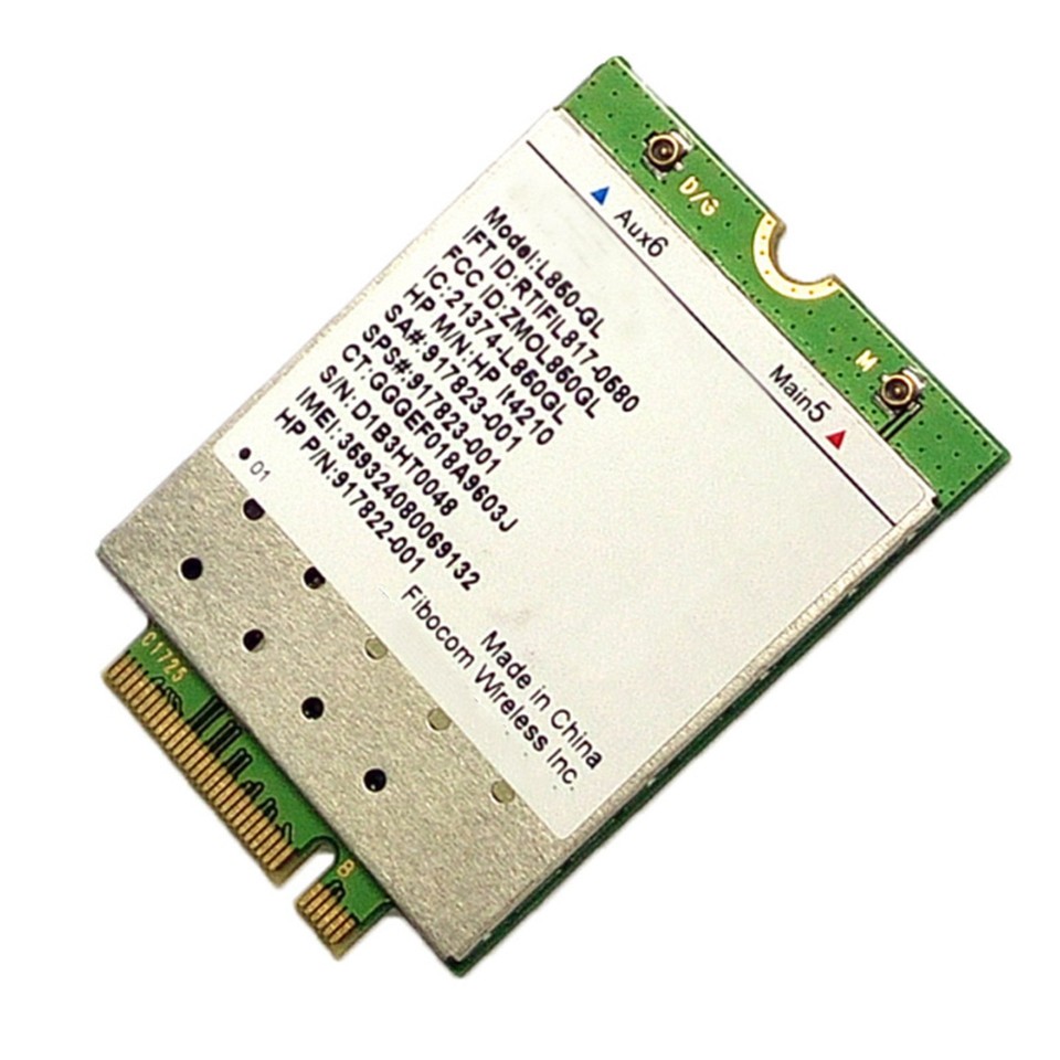 2X L850- LT4210 FDD-LTE TDD-LTE 4G Card 4G Module SPS, 917823-001 per ...