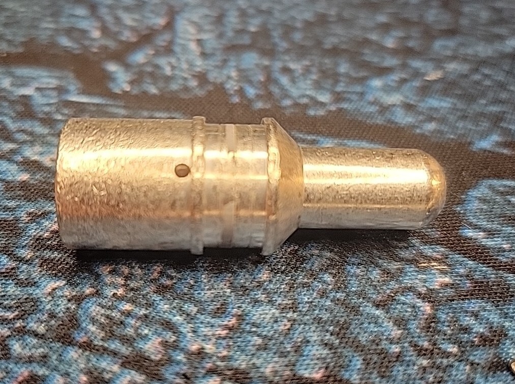 AWG 2 Crimp Terminal ITT Cannon Crimp Contact — Silver, 2 AWG, Circular ...