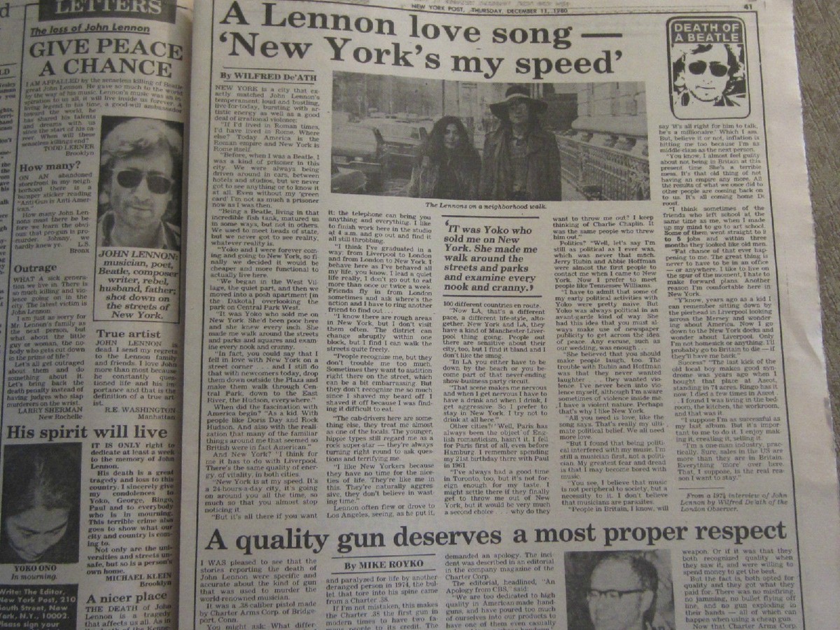 John Lennon Death Photo Morgue Do You Remember? Today We Remember