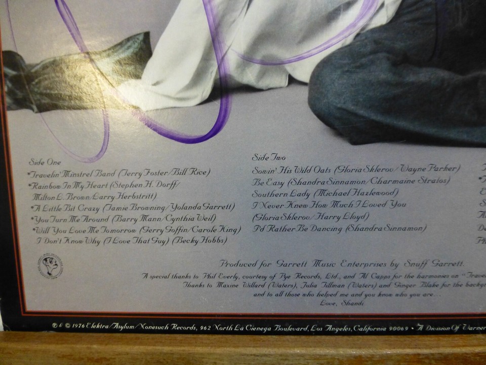 SHANDI SINNAMON SELF TITLED DEBUT PROMO NM LP | eBay