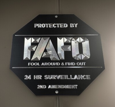 Engraved CLEAN VERSION Surveillance FAFO F Fool Around And Find Out ...