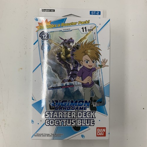 Digimon Cocytus Blue Starter Deck ST-2 English Fast Ship! In Hand! 1.5 ...