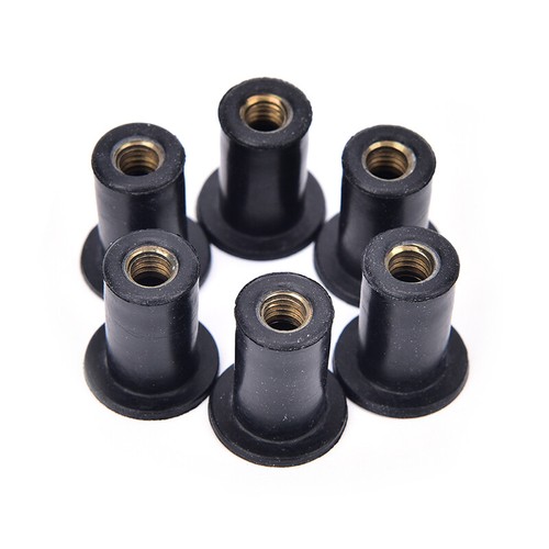 6pcs M5 rubber grommet nuts blind fastener windscreen kayak accessories ...