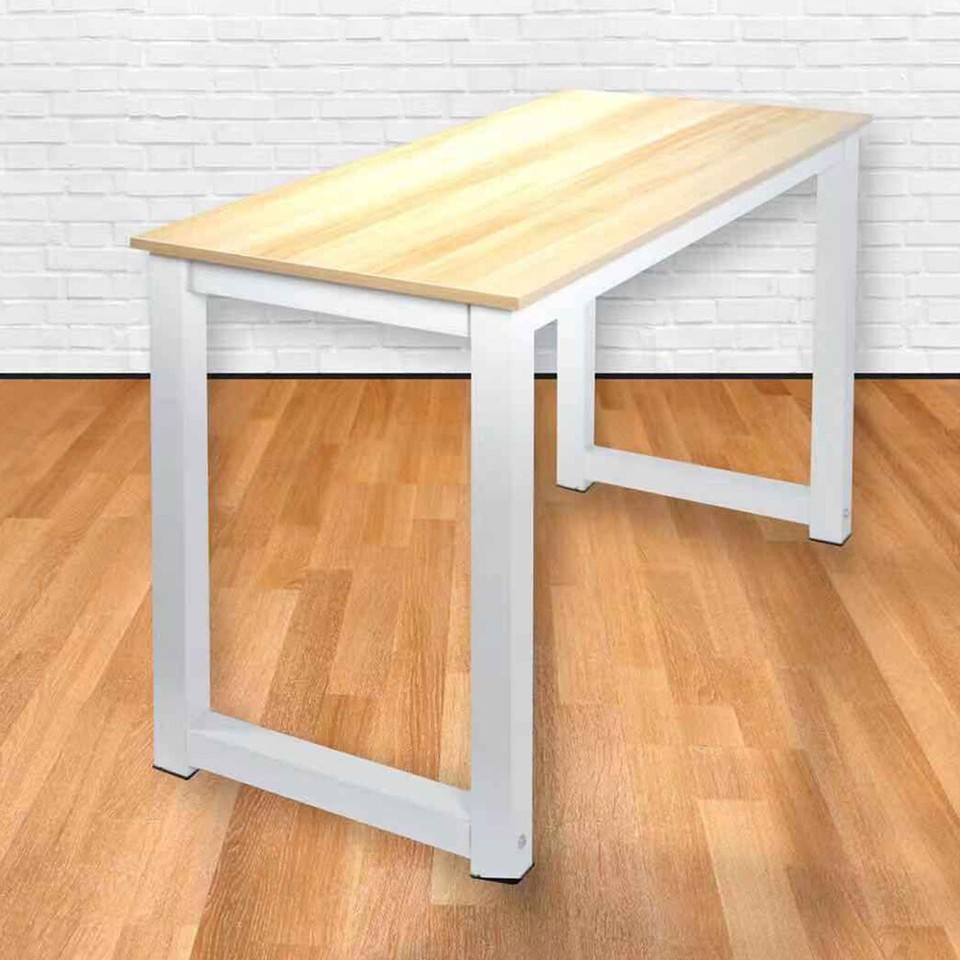 PC Laptop Workstation Wood Computer Table Writing Study Desk Office ...