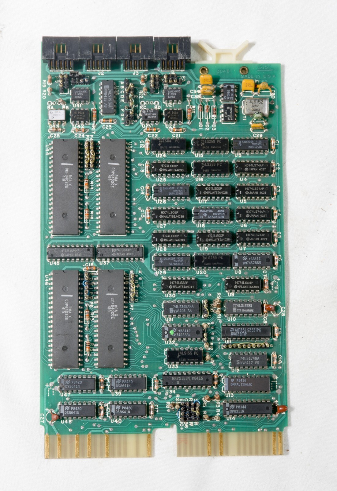 Vintage GTSC 304B Quad Serial I/O Interface QBUS DEC PDP VAX B01C31 | eBay