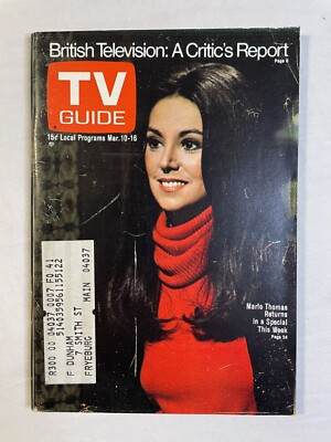 TV Guide March 1973 Marlo Thomas That Girl Lee Trevino Gene Wilder ...