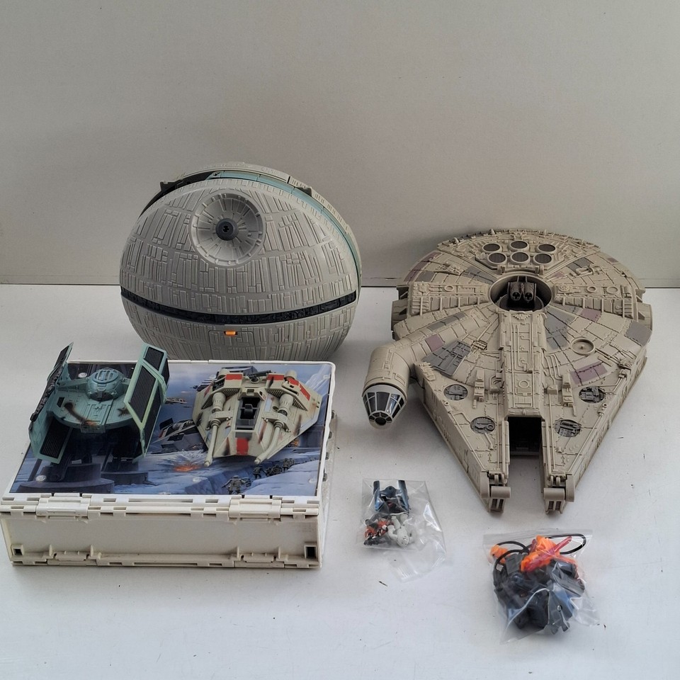 Star Wars Micro Machines Action Fleet Bundle, Millennium Falcon, Death ...