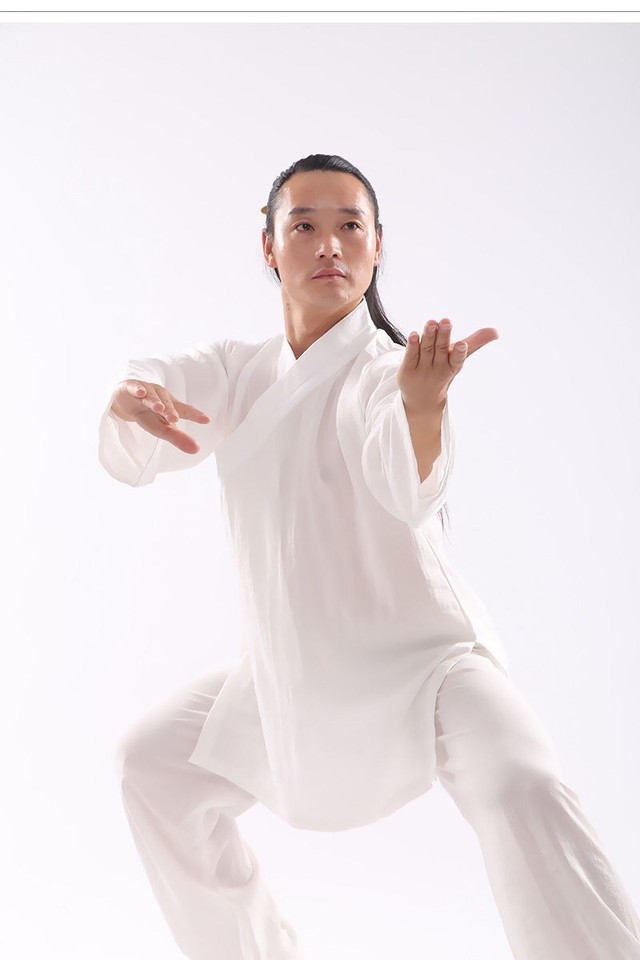 Chinese Kung Fu Tai Chi Robe Shaolin Wudang Wushu Uniform 道 Martial Art ...