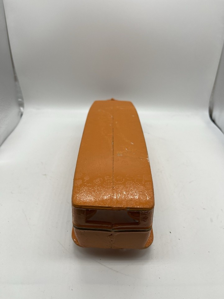 Fageol Safety Coach Bus Orange Arcade Cast Iron 12.5" Driver Antique ...