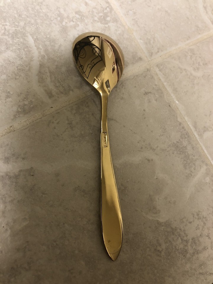 Dirigold Dirilyte Sugar Spoon Regal Pattern Flatware Silverware 5 3/4 ...