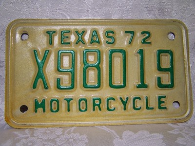 Texas Motorcycle License Plates | Reviewmotors.co