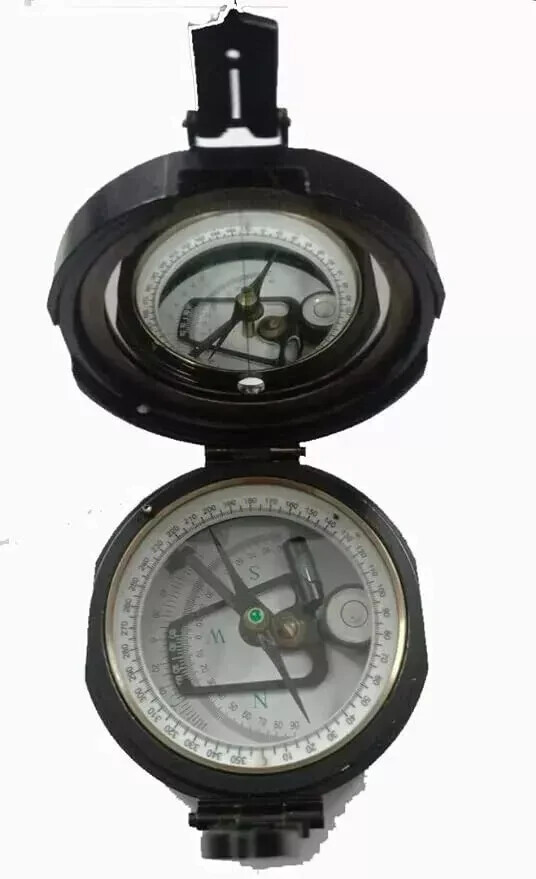 Geological Brunton Compass With Leather Case Gift Working compass | eBay