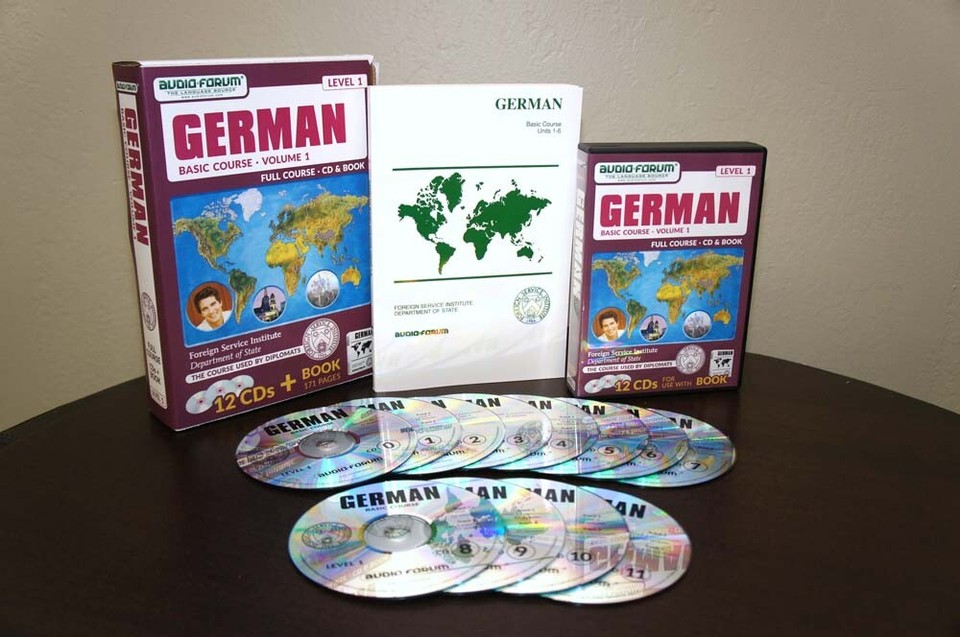 FSI: Basic German 1 (12 CDs/Book) by Foreign Service Institute / Audio ...