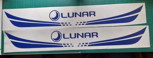 LUNAR CARAVAN 800mm set Sticker Decal. Set of 2 or 4. Choice of 19 ...