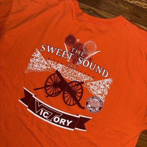 Virginia Tech VT Hokies Football Adult XXL Orange Effect Sweet Sound of ...