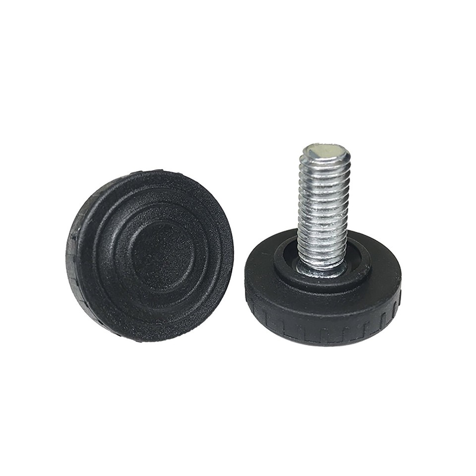 Leveling Machine/Furniture Feet M6 M8 Screw in Height Adjustable Round ...