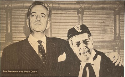 Tom Breneman and Uncle Corny, Breakfast in Hollywood, vintage postcard ...