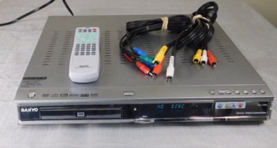 SANYO DRW-500 SLIM DVD RECORDER/PLAYER With REMOTE Tested Used ...