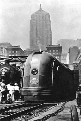 New York Central Mercury Streamline Steam Train Chicago Steampunk ...