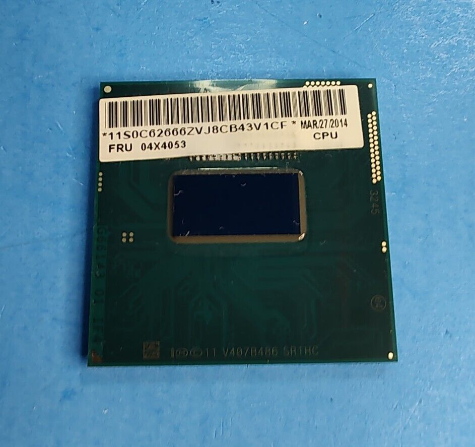 Intel Core i3-4000M 2.4GHz Dual-Core Socket G3 Mobile Processor Laptop ...