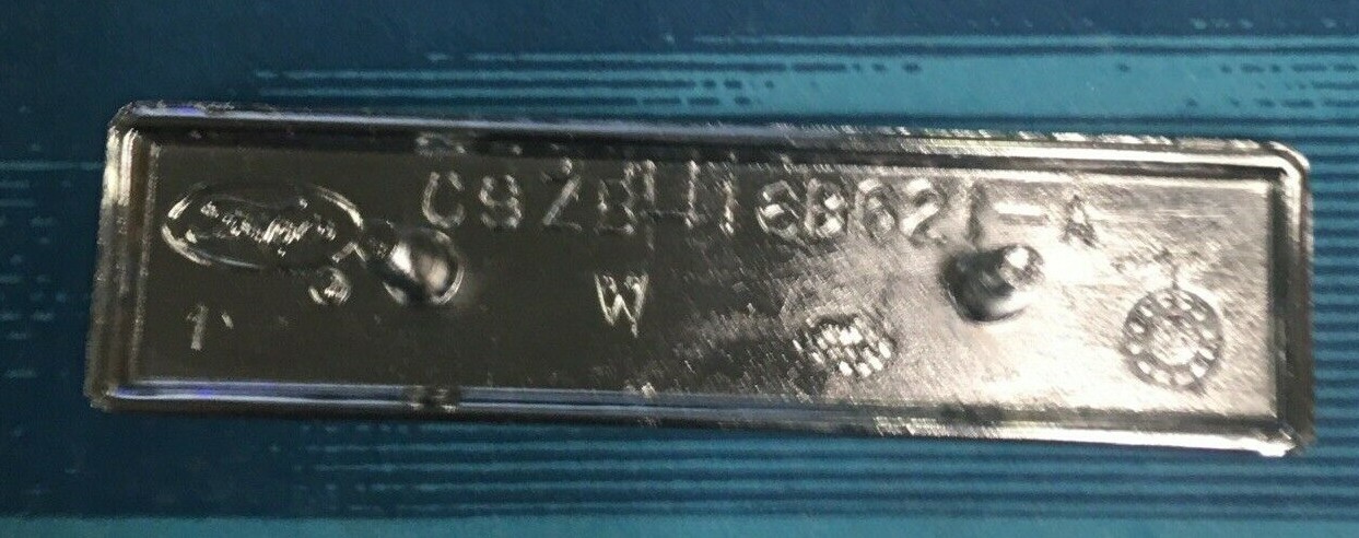 NOS OEM FORD 428 EMBLEM NAMEPLATE C9ZZ-16637-B | eBay