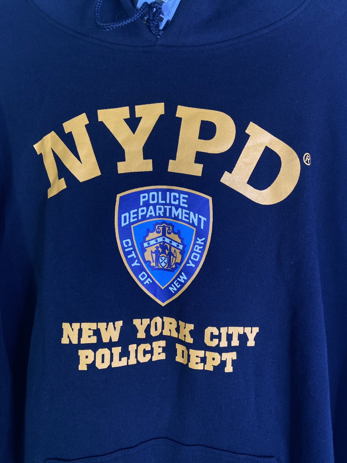 New York City Police Department NYPD Licensed Hoodie Sweatshirt Blue ...