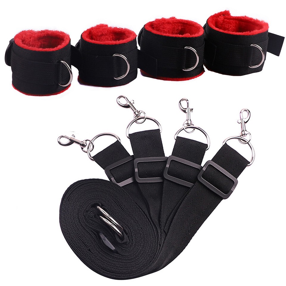 Cozy Feel Bondage Wrist Thigh and Handcuff Restraint Strap unisex ...