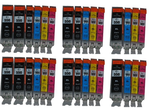 30x Patronen für Canon Pixma MG5400 MG5450 MG5500 MG5550 MG-5650 MG5655 ...