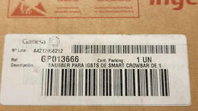 Gamesa Ingeteam SNUBBER PARA IGBTS DE SMART CROWBAR DE 1 1700V AK9775 ...