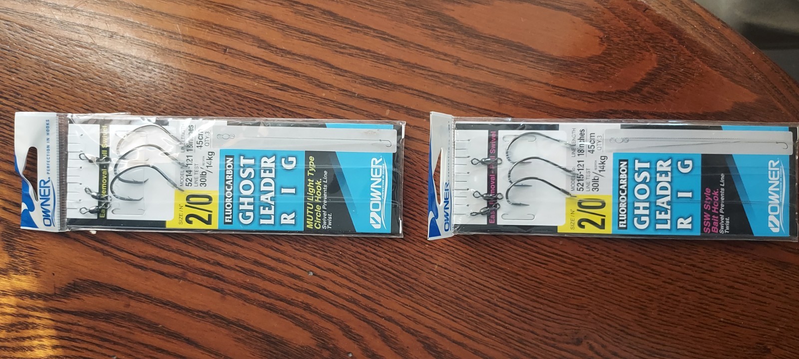 Owner. Ghost Leader Rig. 2 Packs, 3 Per Pack | eBay