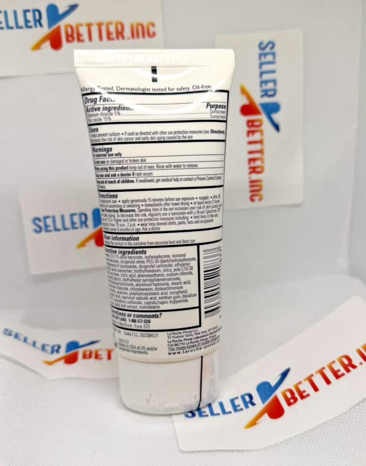 La Roche-Posay 50 Body & Face Mineral Anthelios Sunscreen- 90ml EXP 07/ ...