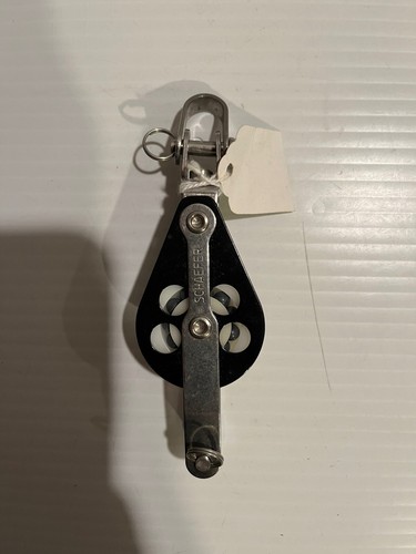 Schaefer #300-05 Ball Bearing Swivel Block With Becket- New Sailboat ...