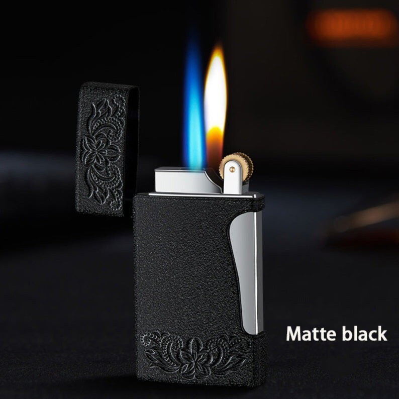Double Flame Butane Soft Flame & Torch Flame Lighter With Beautiful ...