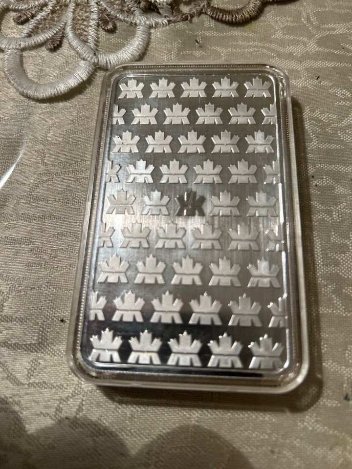 10 oz RCM Silver Bar .9999 Fine Silver - Royal Canadian Mint | eBay
