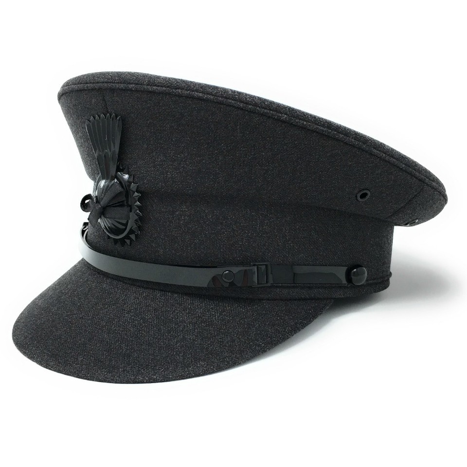 Mens Formal Chauffeur Hat Professional Quality Drivers Cap. Black or ...