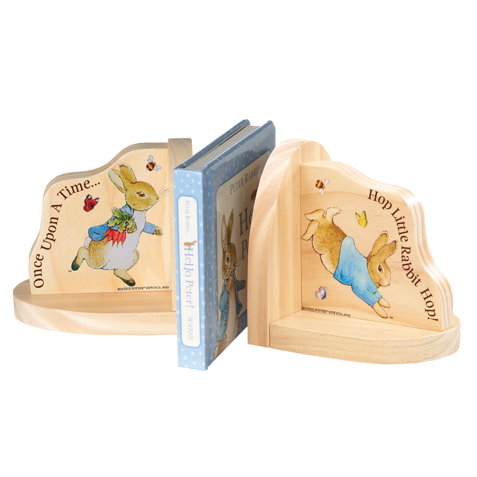 Beatrix Potter Peter Rabbit Wood Bookends | eBay UK