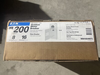 Cutler-Hammer MB816B200BTS 200A Outdoor Meter/Panel Combo | eBay