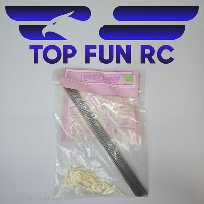 Hobby Lobby RC 2-56 Push Rods 'Threaded' w/ Nylon Clevis | eBay