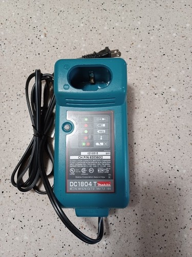 MAKITA DC1804 T MULTI-VOLTAGE BATTERY CHARGER Ni-MH Ni-CD 7.2V to 18V ...