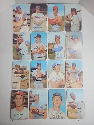 1971 TOPPS BASEBALL SUPER STARTER SET LOT 23 CARDS MIXED GRADE MANY HOF ...